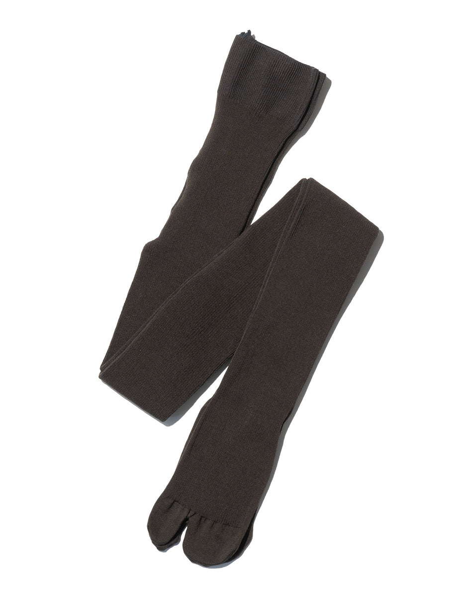 cotton ribbed tabi tights 2 | MARCOMONDE（マルコモンド）公式通販 – THINGS WE LOVE